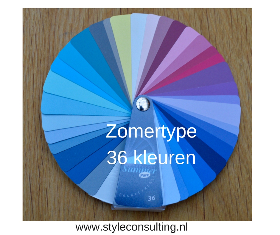 kleurenwaaier zomertype kopen, informatie over het zomertype | Style Consulting