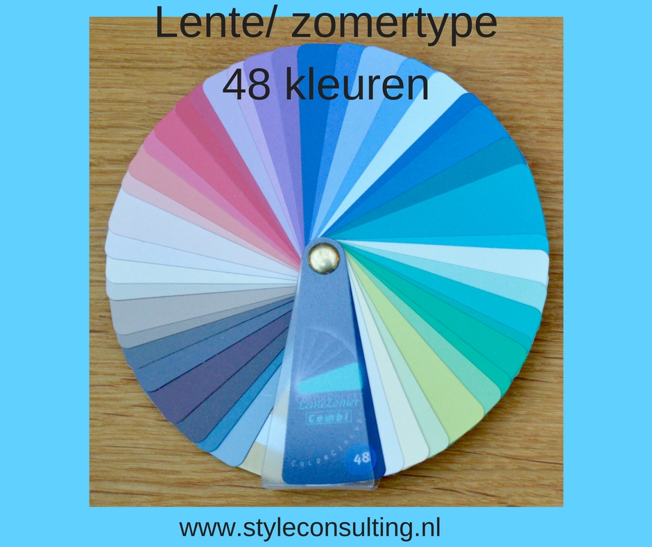kleurenwaaier zomertype kopen, informatie over het zomertype | Style Consulting