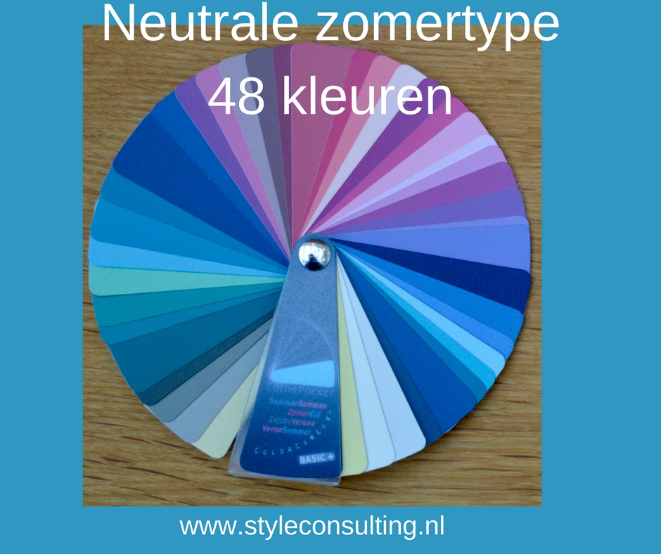 kleurenwaaier zomertype kopen, informatie over het zomertype | Style Consulting